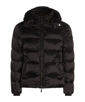 MOORER Quilted Hooded Coat