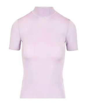 SELF-PORTRAIT High-neck Fine Knit Top