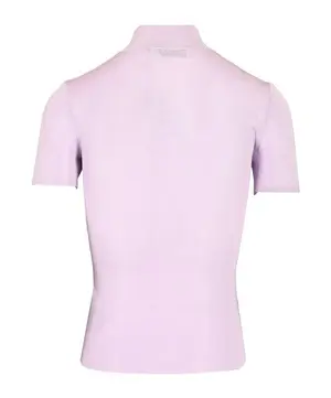 SELF-PORTRAIT High-neck Fine Knit Top