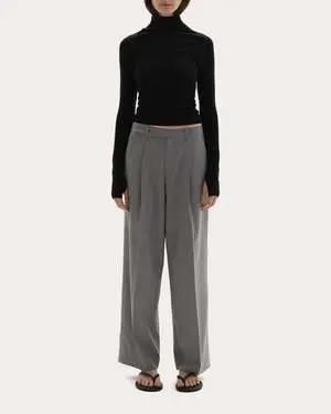 JOAEN Ila Pleated Wool Trousers