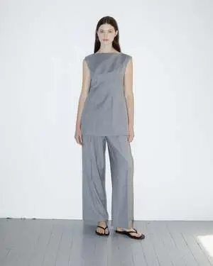 JOAEN Ila Pleated Wool Trousers