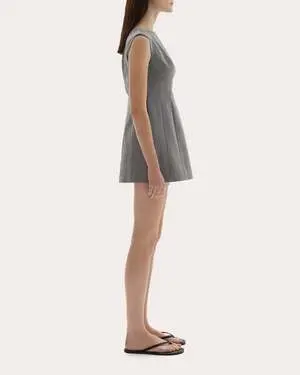 JOAEN Kelli Wool Boatneck Mini Dress