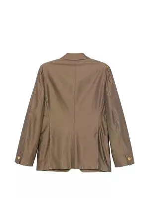 ROMEO GIGLI 1999s Diagonal-stripe Button-up Jacket