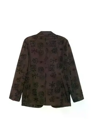 ROMEO GIGLI 1990s Embroidered Single-breasted Jacket