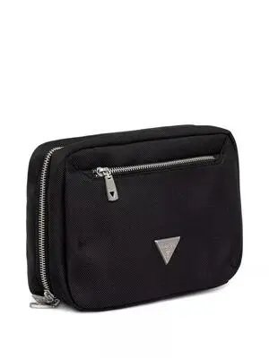 Guess Berna Zip-around Wash Bag - Black