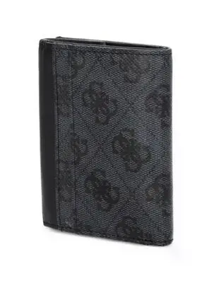 Guess Milano Monogram-print Logo-plaque Wallet