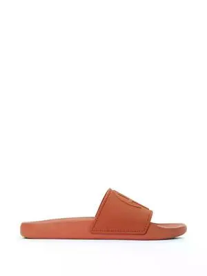 ANINE BING Isla Logo-embossed Slides
