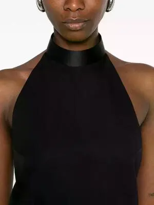 Alexander McQueen Halterneck Backless Top