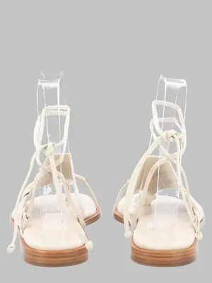 Hereu Asymmetric Tie-fastening Sandals