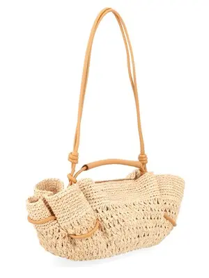 Hereu Arta Mini Raffia Crochet Bag