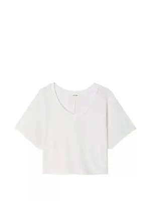American Vintage Vibtown V-neck T-shirt - White