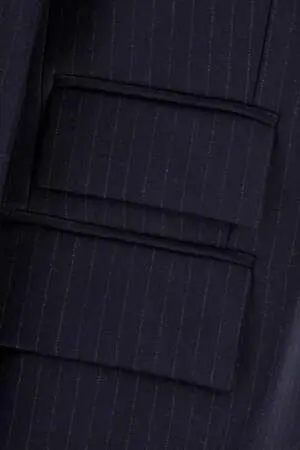 Max Mara Pinstripe Blazer - Multicolor