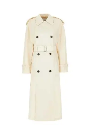 Burberry Double Breasted Trench Coat - Multicolor