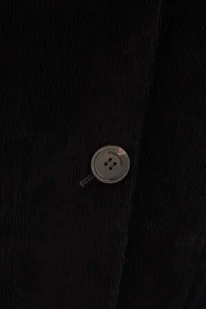 FERRAGAMO Black Corduroy Blazer - Multicolor