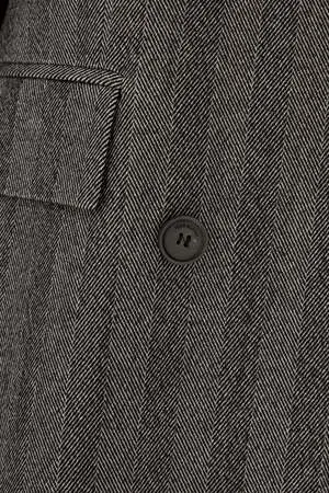 FERRAGAMO Striped Double-breasted Blazer