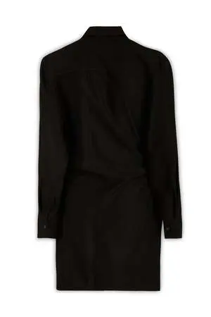Jacquemus Draped Knot Detail Shirt Dress