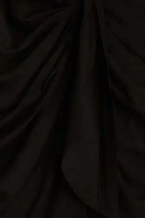 Jacquemus Draped Knot Detail Shirt Dress