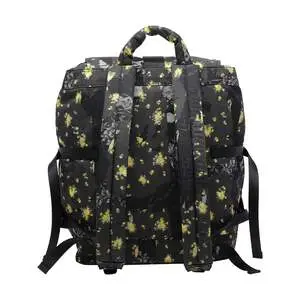 GANNI Floral Print Re-tech Backpack - Gray