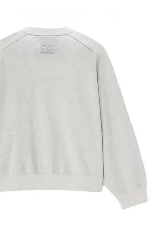 GANNI Have A Nice Day" Logo Sweatshirt - Grey