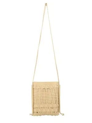 Hereu Trena Leather Shoulder Bag - Ivory