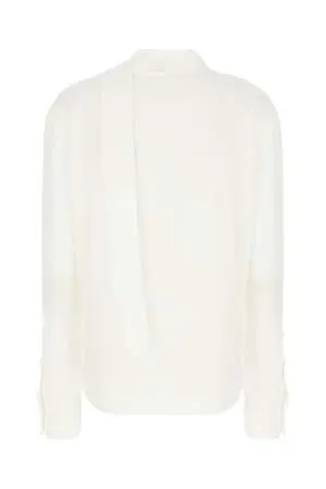 Alexander McQueen Long Sleeve Blouse With Tie Detail