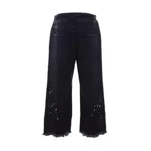 Isabel Marant Étoile Alison Perforated Straight-leg Jeans - Black