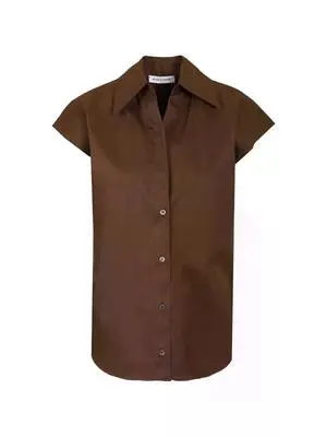 AL DUCA D’AOSTA 1902 Sleeveless V-neck Shirt - Brown