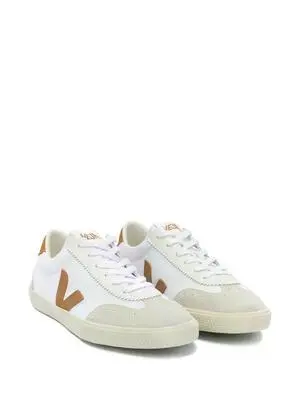 VEJA Volley Suede Panel Sneakers - White