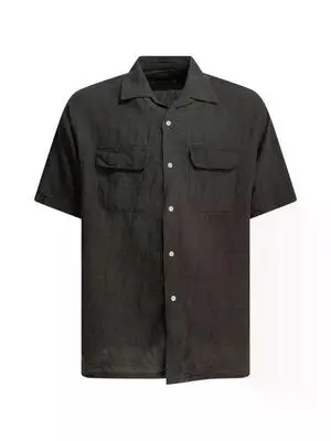 BEAMS Short-sleeve Linen Shirt