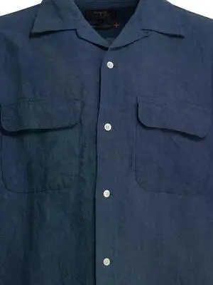 BEAMS Short-sleeved Flap-pocket Shirt