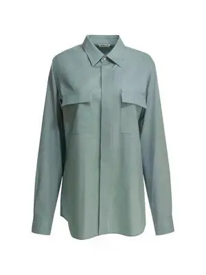 Auralee Wool Flap-pocket Coat