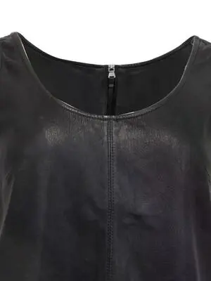 Marc Jacobs Sleeveless Leather Blouse