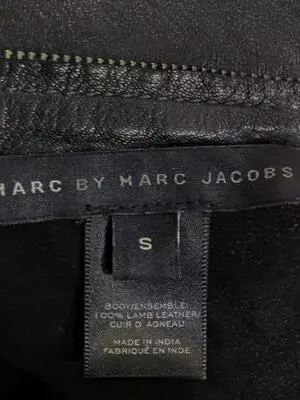 Marc Jacobs Sleeveless Leather Blouse