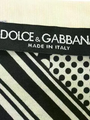 Dolce & Gabbana Rose-print Pique T-shirt