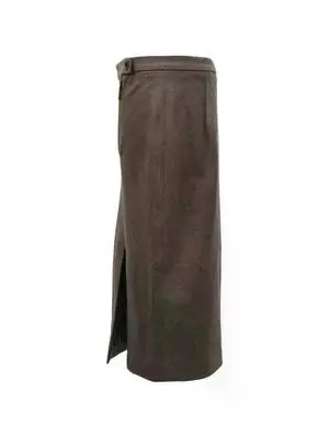Brunello Cucinelli Zip-fastening Midi Skirt