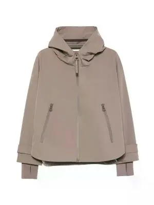 Marc O'polo Hooded Zip-up Jacket - Brown