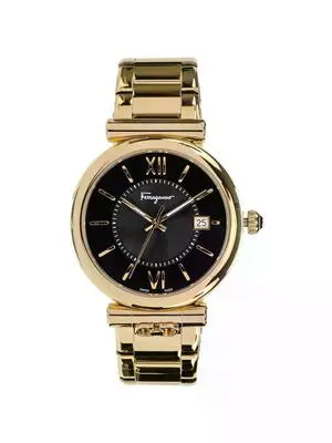 FERRAGAMO Ora 40mm Watch With Dial - Black
