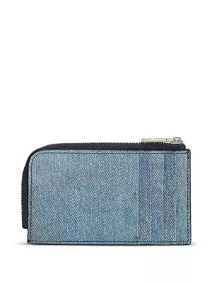 Dolce & Gabbana Nubuck Denim Card Holder