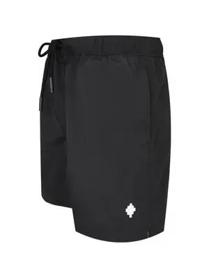 COUNTY OF MILAN Logo Print Drawstring Shorts - Black