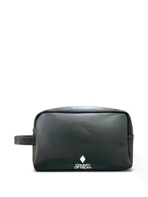 COUNTY OF MILAN Logo Print Wash Bag - Black