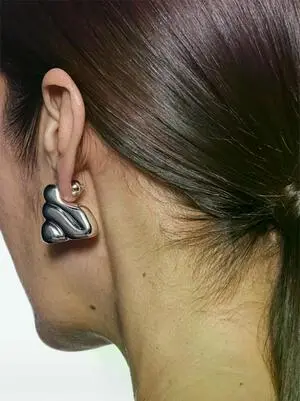 MARIA BLACK Bogota Wavy Earrings