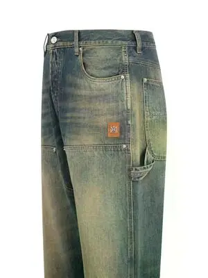 Amiri Faded Panelled Jeans