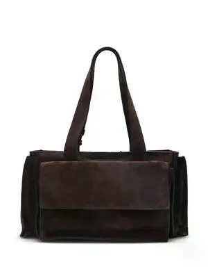 Miu Miu Dark Suede Tote Bag