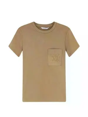 Max Mara Embroidered Logo Patch Pocket T-shirt