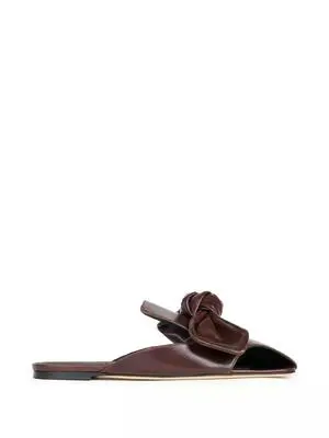 A.W.A.K.E. Mode Open-toe Mules - Brown