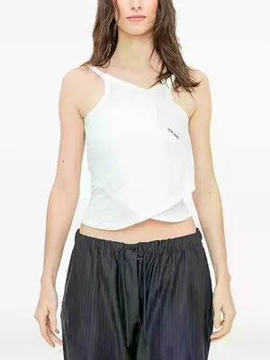 FAÇON JACMIN Thimotee Crossover Tank Top - White