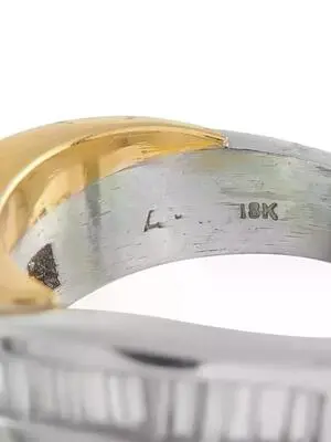 LB EXCLUSIVE Diamond Two-tone Ring