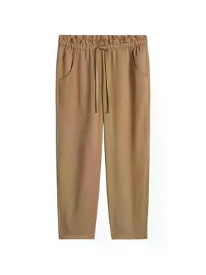 Marc O'polo Drawstring Waist Trousers - Brown