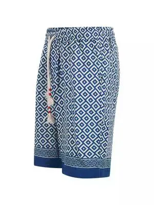 MC2 SAINT BARTH Geometric Print Drawstring Shorts