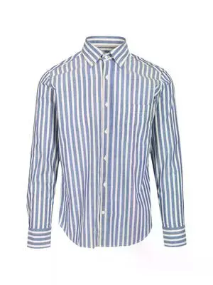 AL DUCA D’AOSTA 1902 Striped Button-down Shirt - Blue